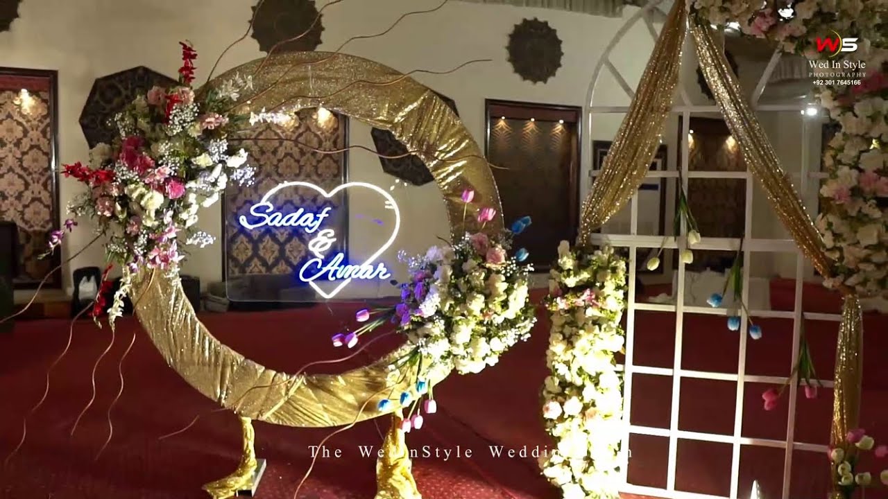 LUXURY WEDDING DECOR BY WED IN STYLE / SADAF AND AMAR WEDDING PALACE ...