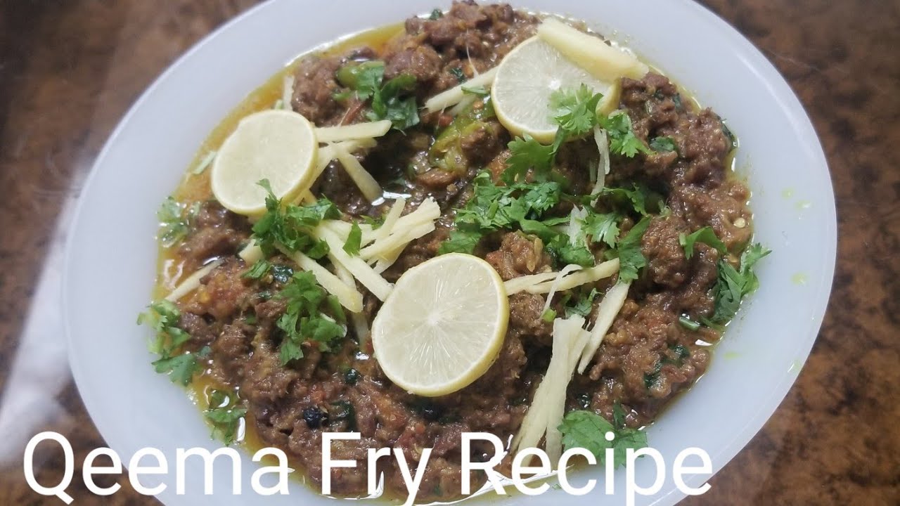 Qeema fry recipe for Bakra Eid.How to make Special Qeema recipe/Dhaba ...
