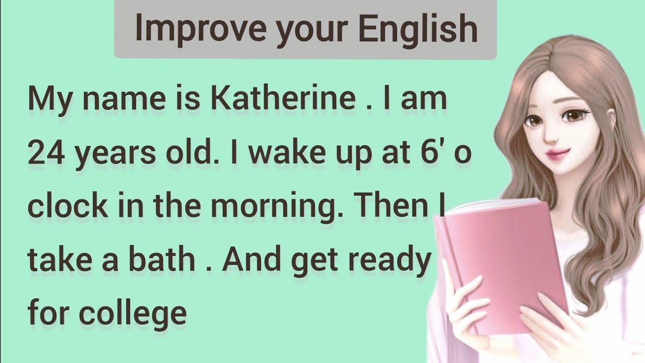 Improve your English || Daily routine|| learn English ||#english - YouTube