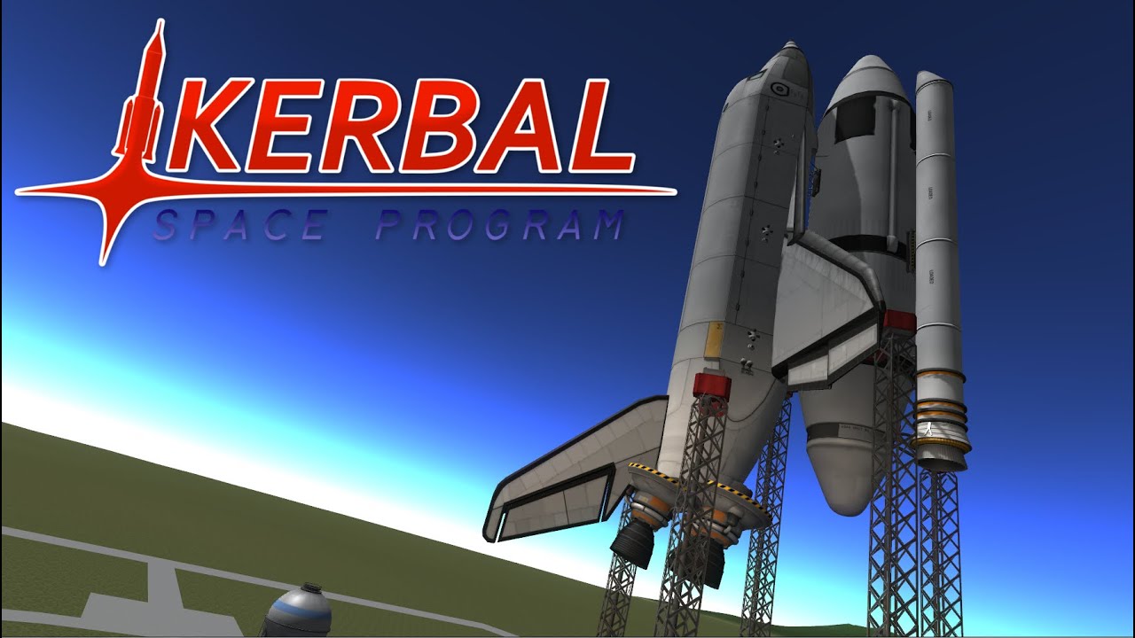Stock US Space Shuttle, Kerbal Space Program - YouTube