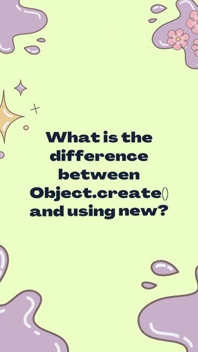 Object.create() vs new in JavaScript 🤔 |#shorts #JavaScript #WebDevelopment #CodingTips - YouTube