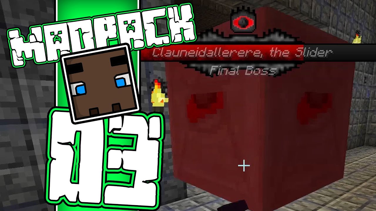 Dansk Minecraft :: MadPack III :: SLIDER-BOSS slår HÅRDT! :: EP03 - YouTube