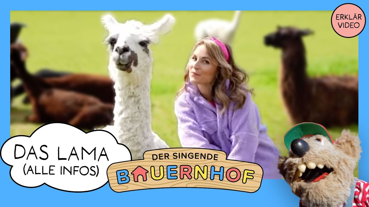 Das Lama – Alle Infos | Tierdoku für Kinder von «Der singende Bauernhof ...