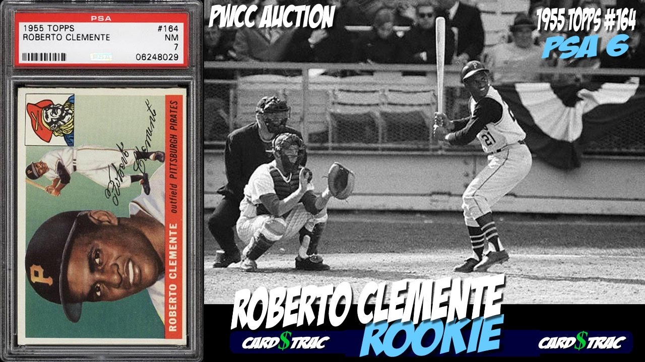 1955 Roberto Clemente rookie card Topps 164 card for sale; graded PSA 6 ...
