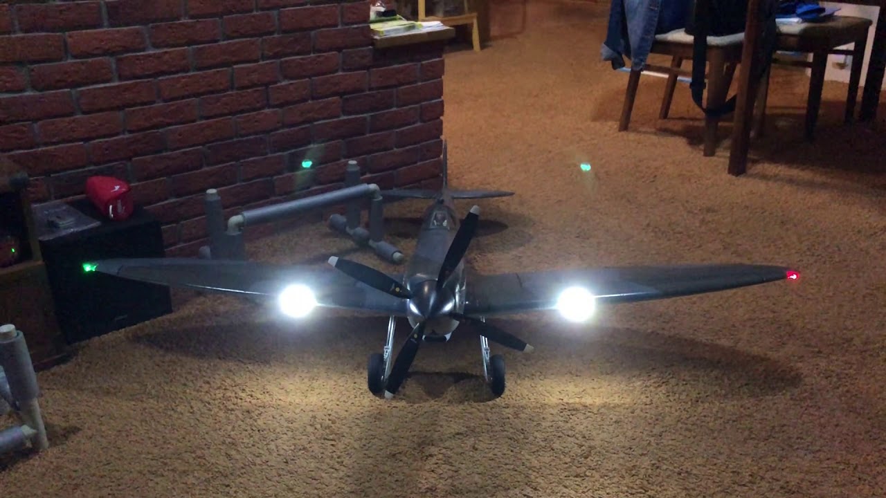 Spitfire - landing lights - YouTube
