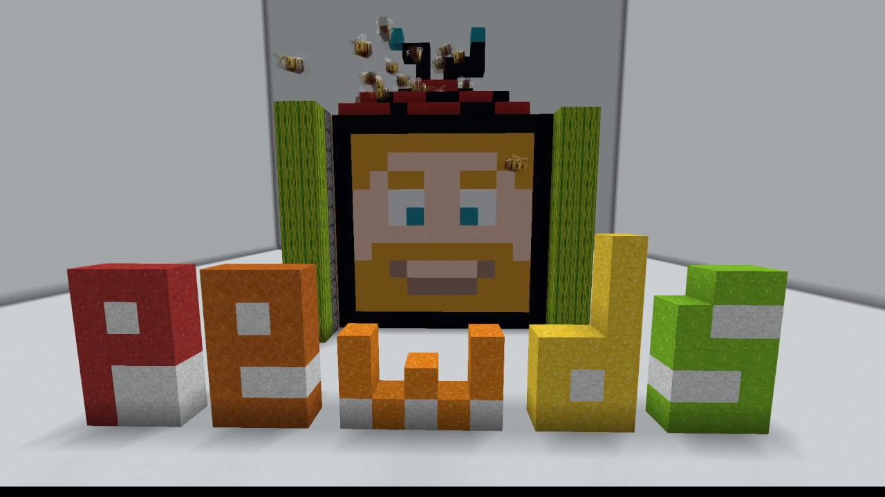 Pewdiepie Cocomelon intro in Minecraft (w/ Note block sounds) - YouTube