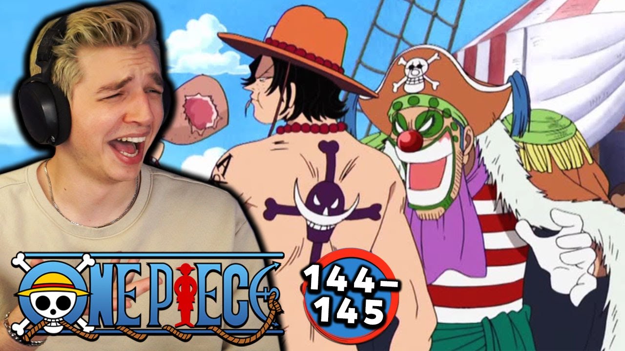 ACE MEETS BUGGY!! | One Piece REACTION Episode 144 + 145 - YouTube