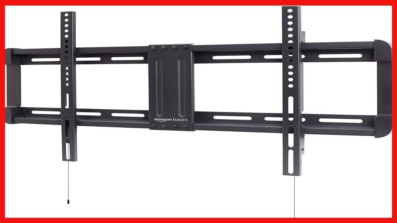 Amazon Basics Low Profile TV Wall Mount with Horizontal Post ...