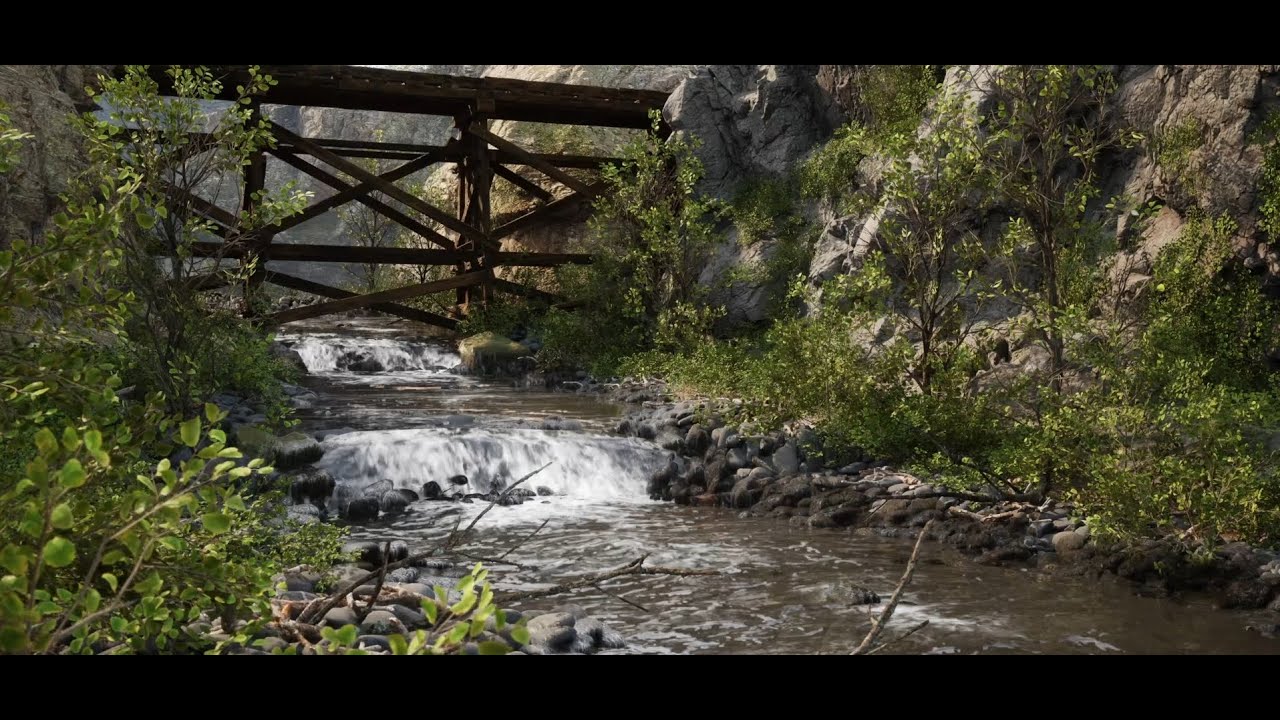 Unreal Engine 5 - Mountain Rapid River - YouTube