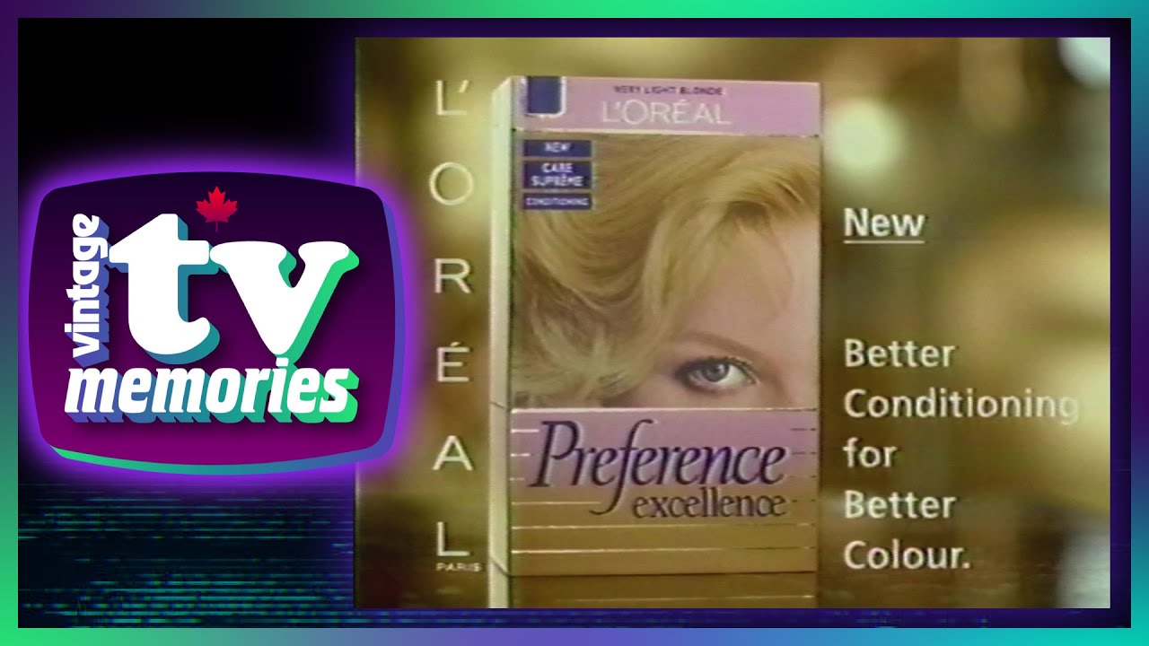 1994-06 - CBC Montreal - L'Oreal hair coloring commercial - YouTube