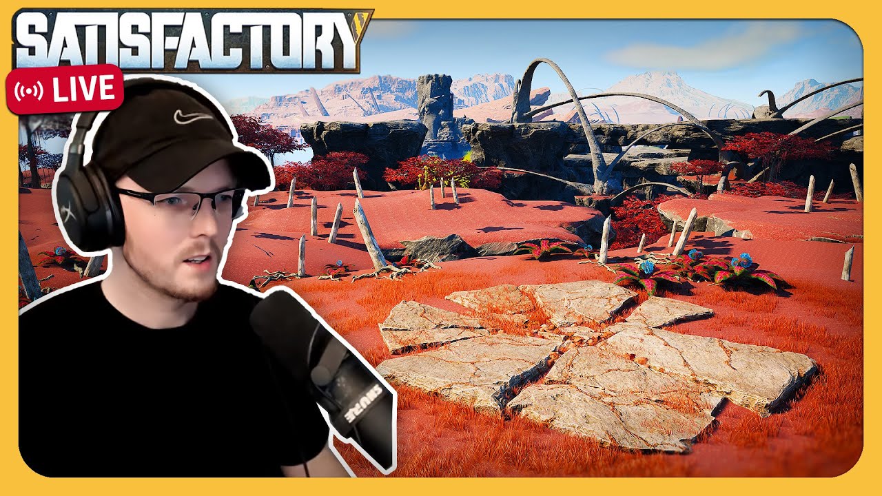 Building a HUGE Aluminum Factory! - Let's Play 🔴 Satisfactory LIVE ...
