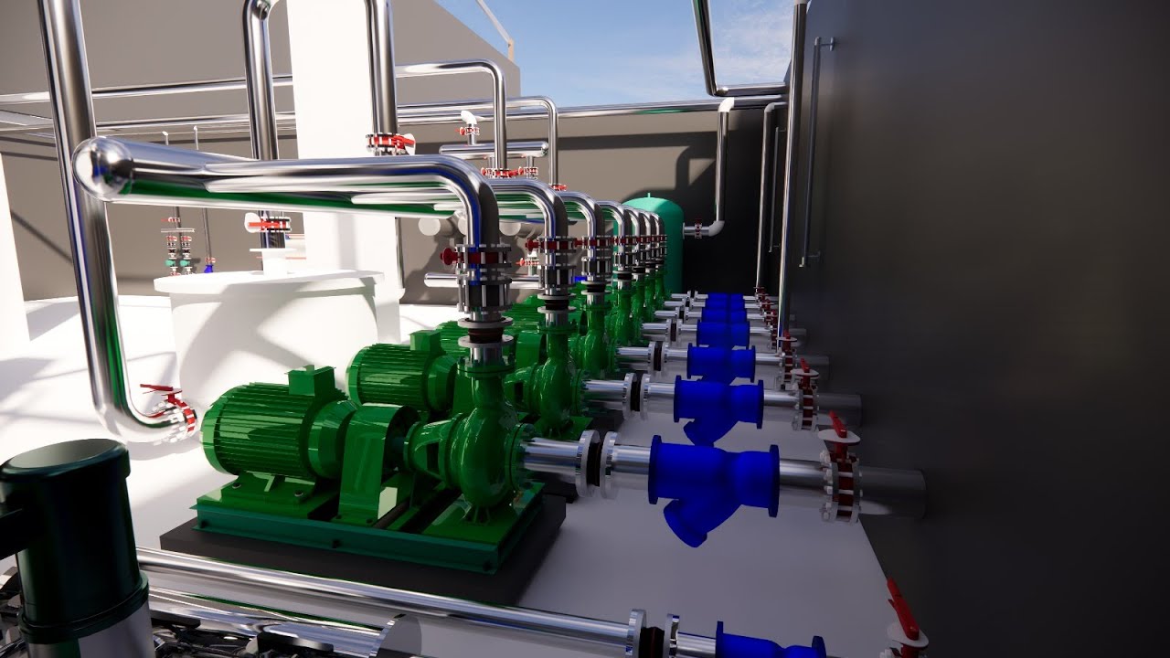 Revit Pump Room , Chiller Pump Room / Revit Mechanical Template - YouTube