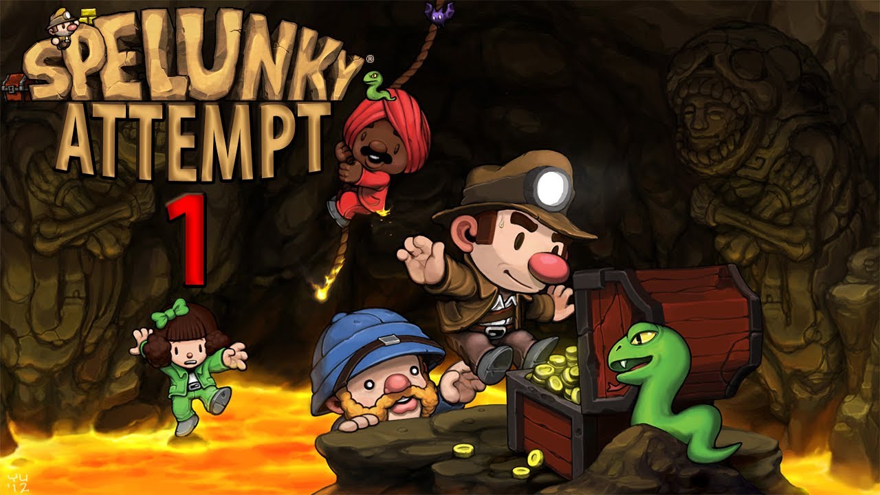 Spelunky 1 - PRO SKILLS - YouTube