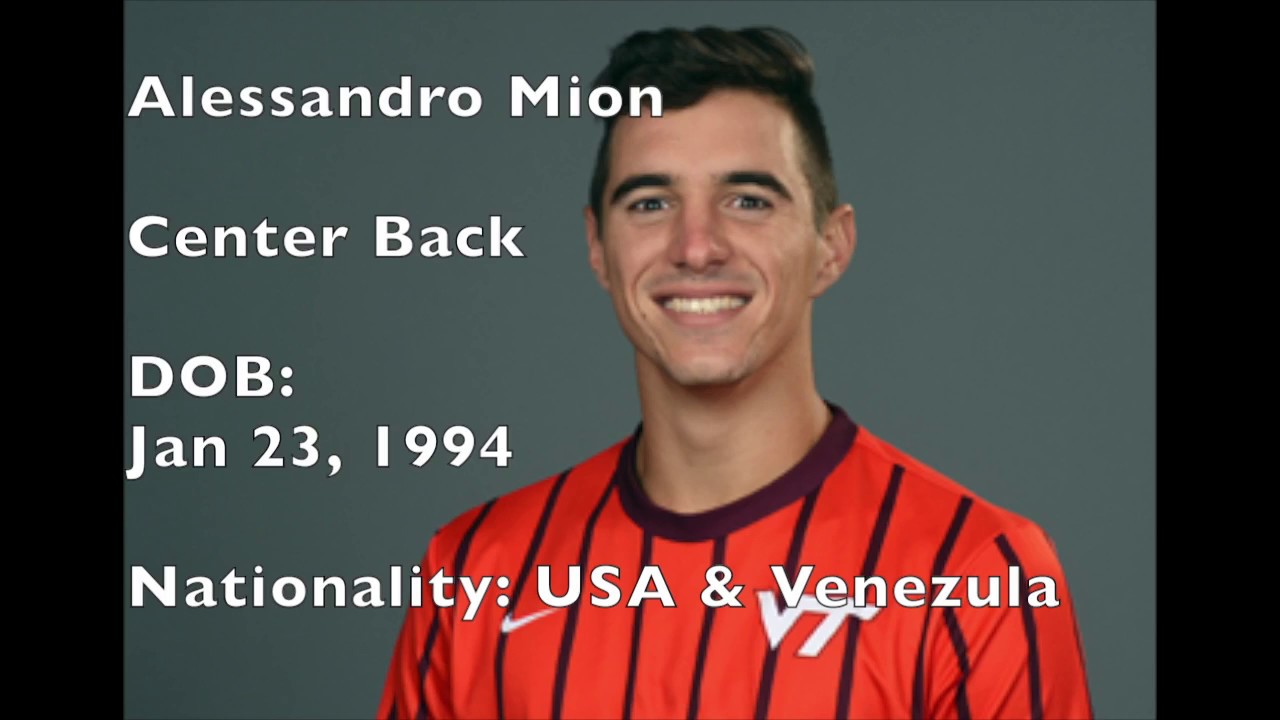 Alessandro Mion-Virginia Tech Soccer - YouTube
