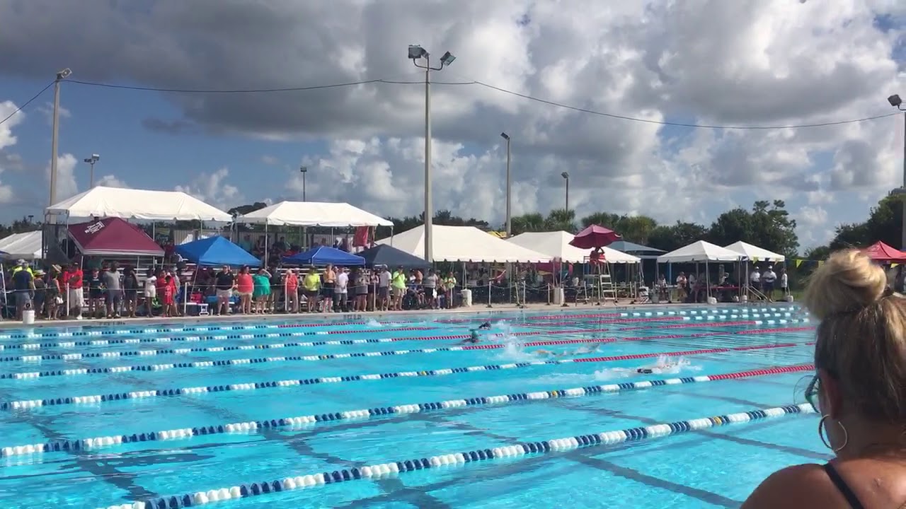Tiffany Swimming 50M Freestyle State Meet 2018 - YouTube