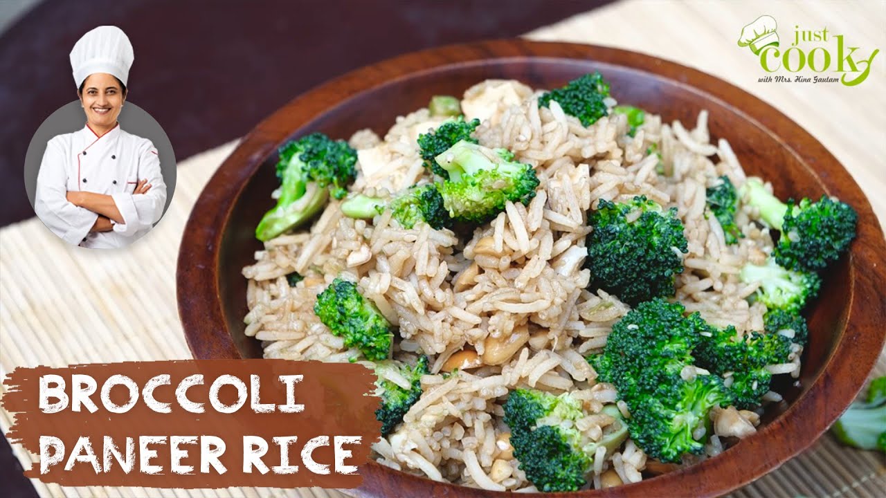 Broccoli Paneer Rice I Paneer Broccoli Rice I Broccolo Rice Recipe I ...