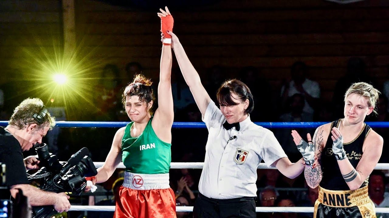 An Iranian Female Boxing Champion - YouTube
