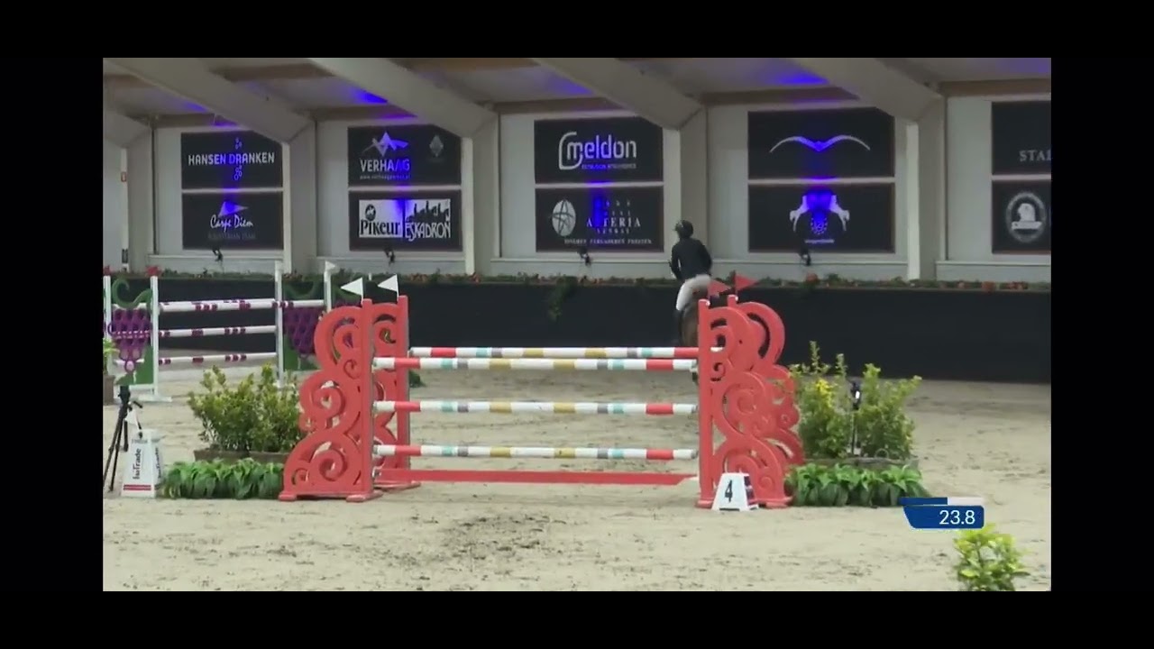 Azorro vd Pluishoek 7/8 yo CSIYH Peelbergen 5th place - YouTube