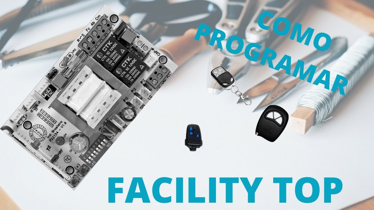 Como programar o controle remoto na Central PPA Facility Top: Guia passo a passo - YouTube