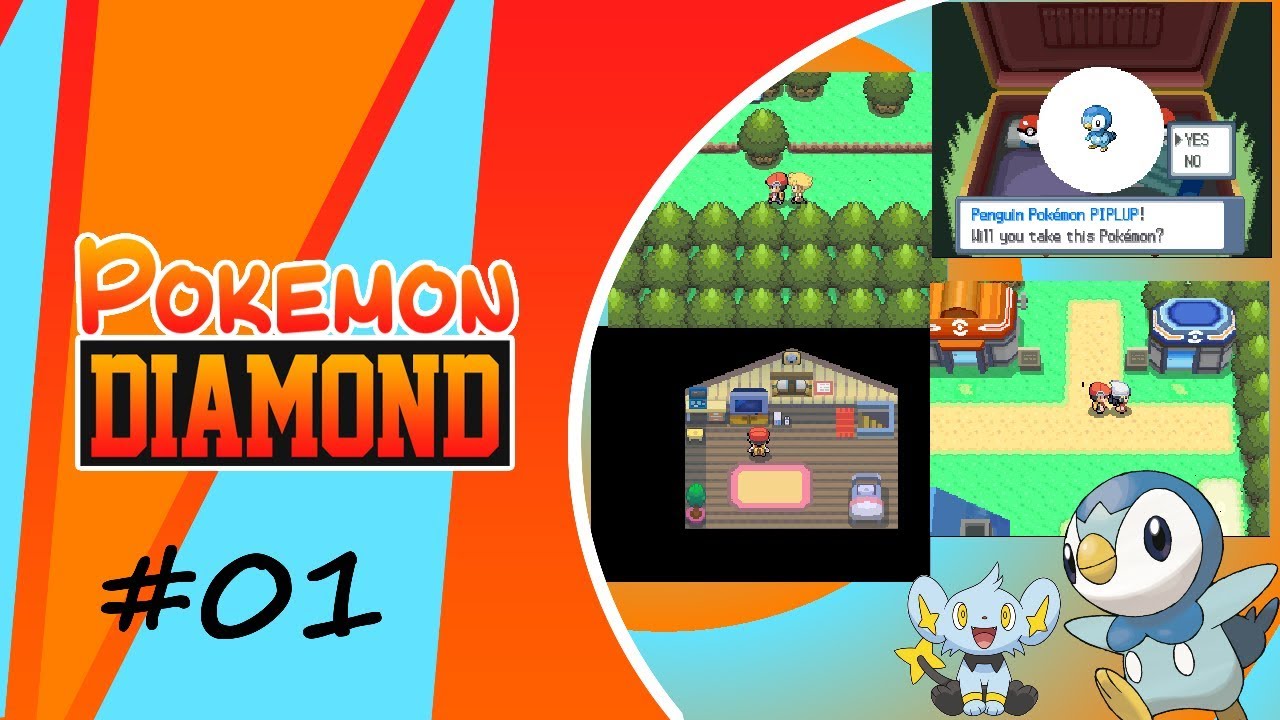 Pokemon Diamond Ep01 - Shiny diamond - YouTube