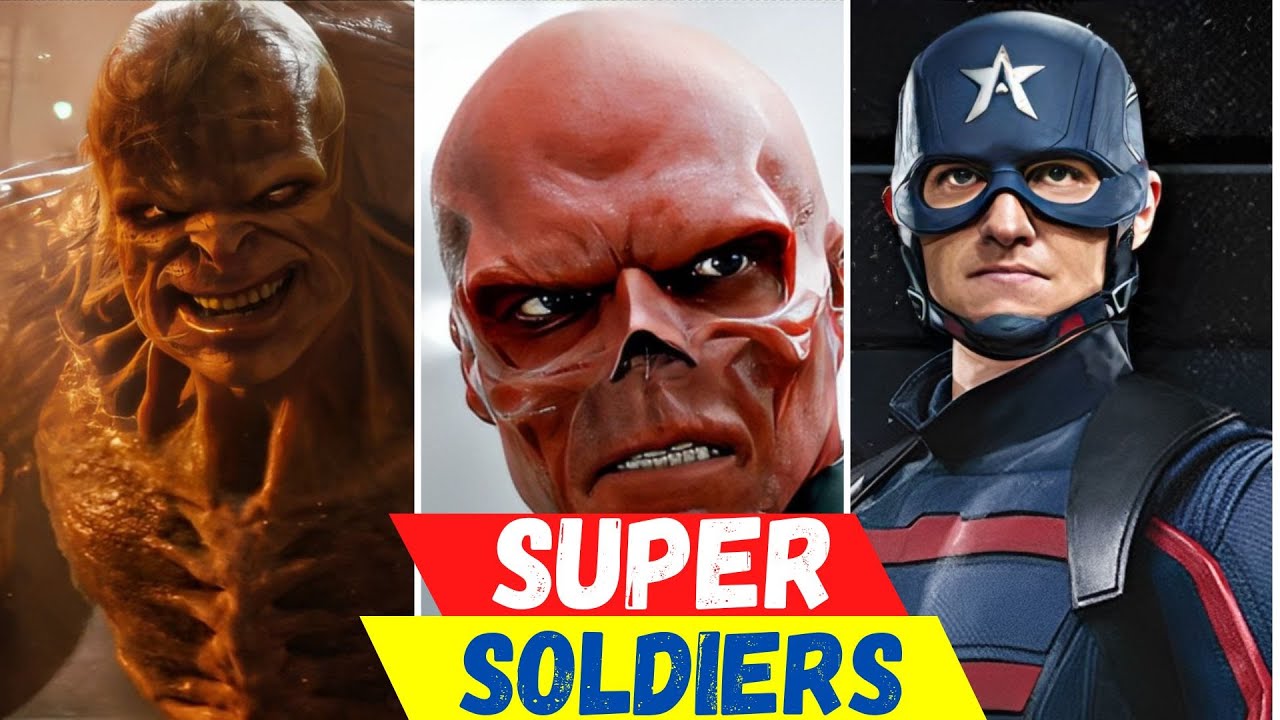 ALL THE SUPER SOLDIERS OF THE MARVEL UNIVERSE - YouTube