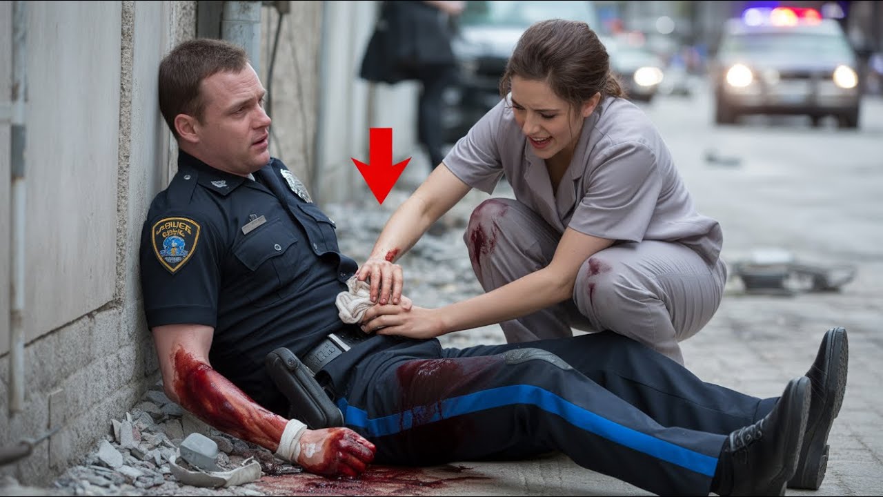 She lost everything treating wounded police officer, Next morning ...