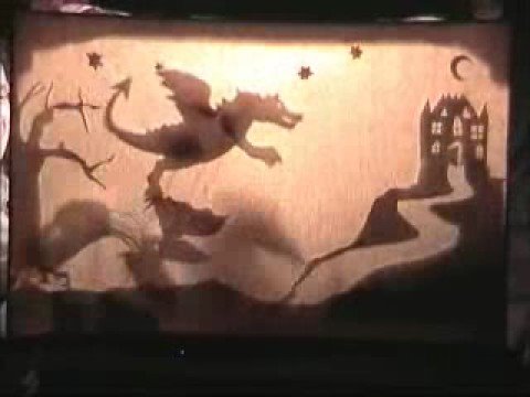 The Pumpkin and the Ghost shadow puppet show - YouTube