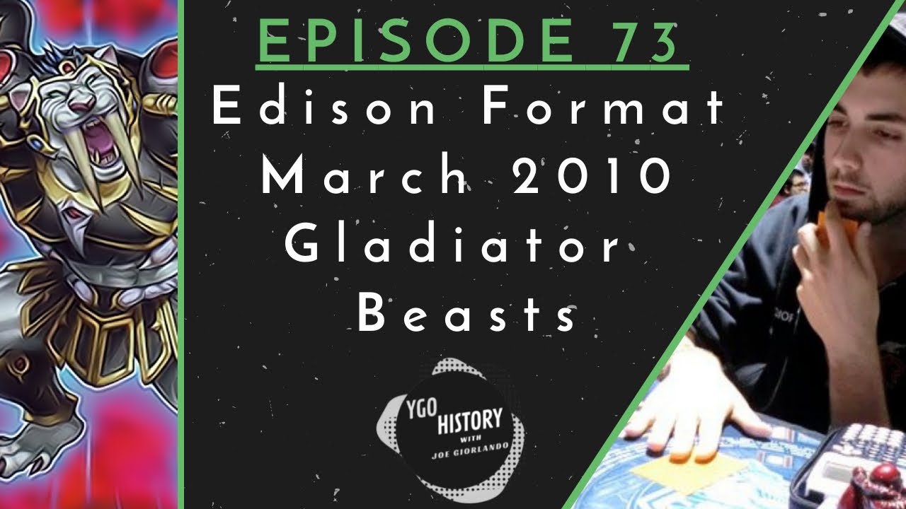 Yu-Gi-Oh History w/Joe Giorlando: Gladiator Beasts (Edison 2010) - YouTube