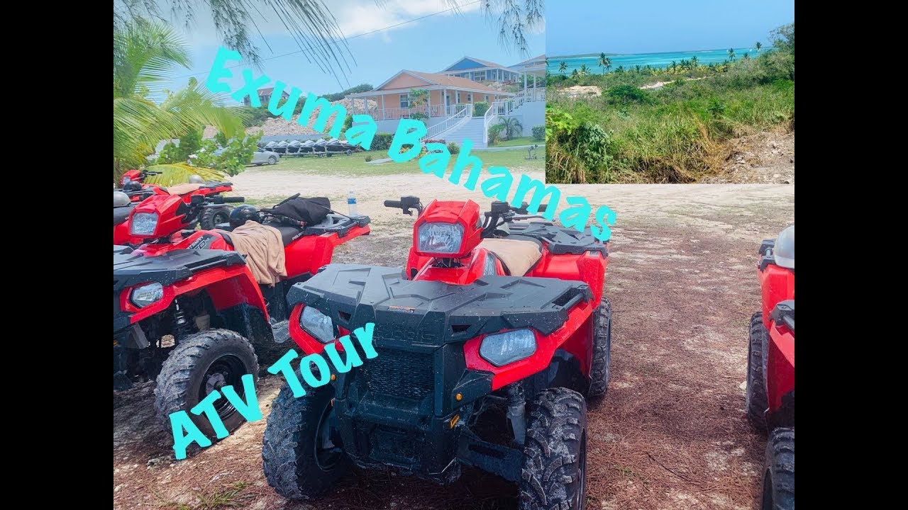 Riding ATV In Streets of Exuma Bahamas During Regatta Time - YouTube