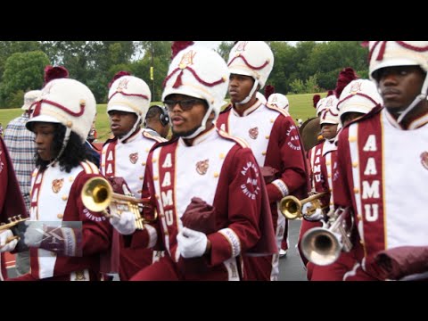 Alabama A&M University Marching Band - Marching In - 2016 - YouTube