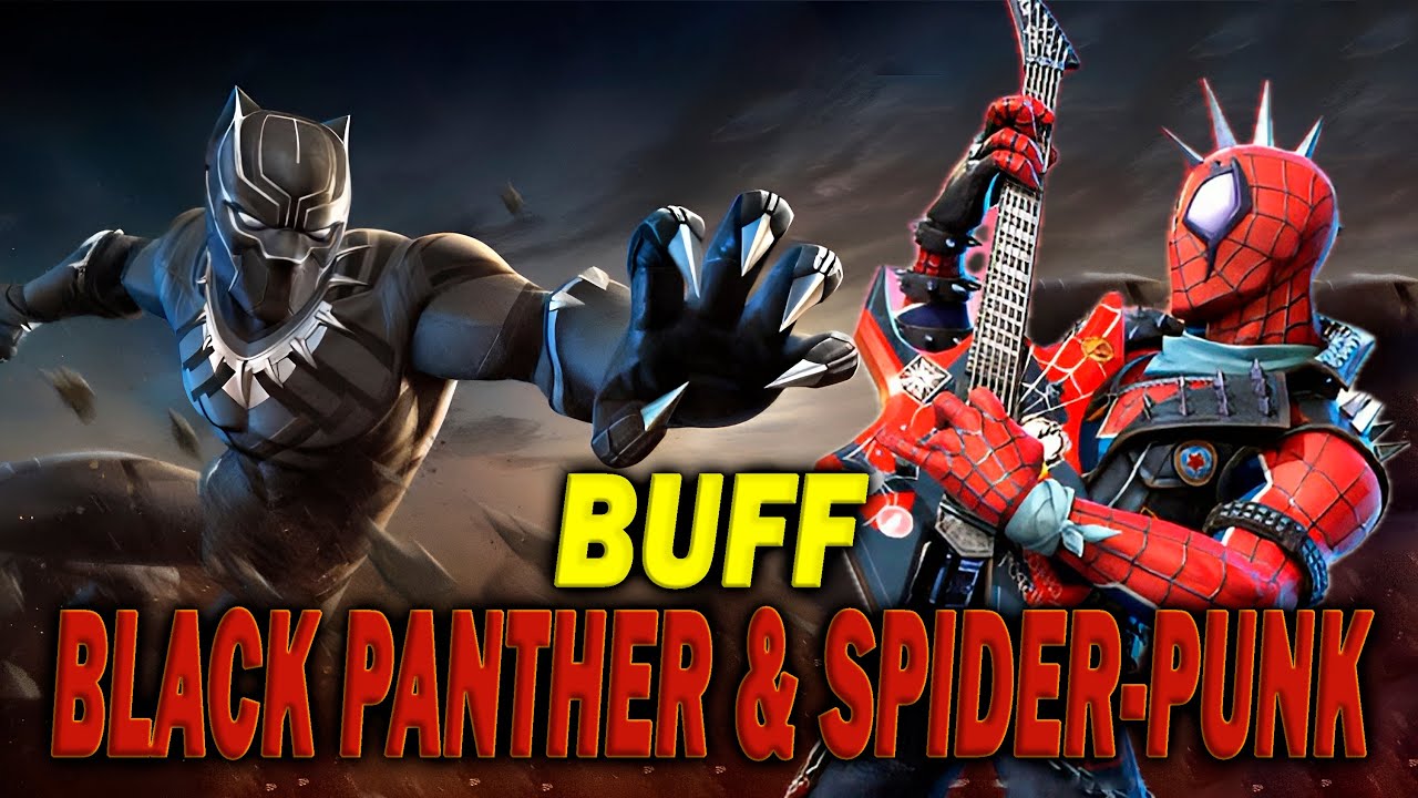 BUFF Black Panther CW & Spider-Punk | MCOC Vídeo 1094 - YouTube