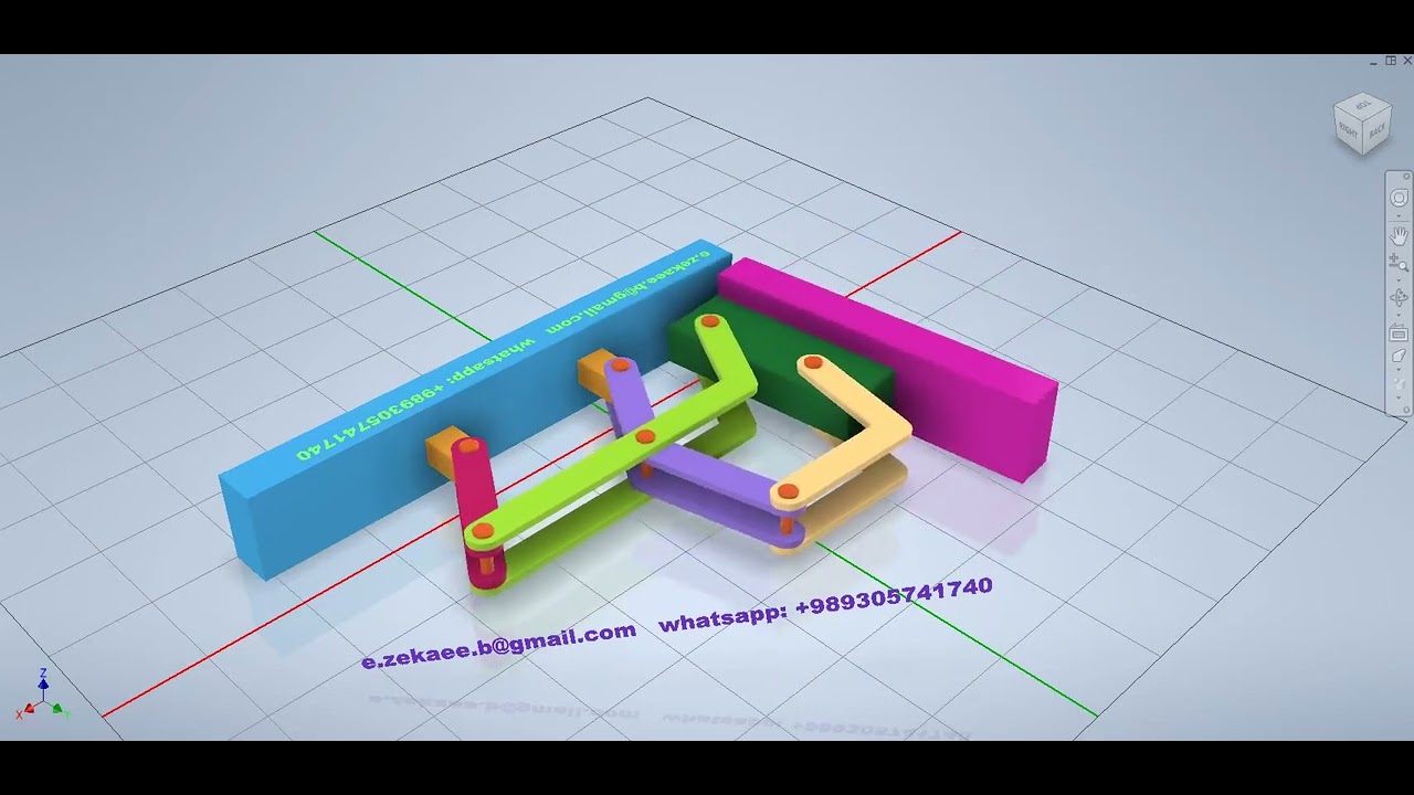 hinge-arm mechanism - YouTube