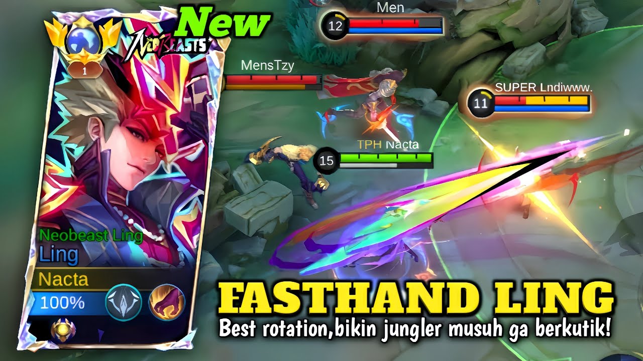 LING FAST FARMING BIKIN JUNGLER MUSUH GA BERKUTIK! MUSUH NYA TENGIL ...