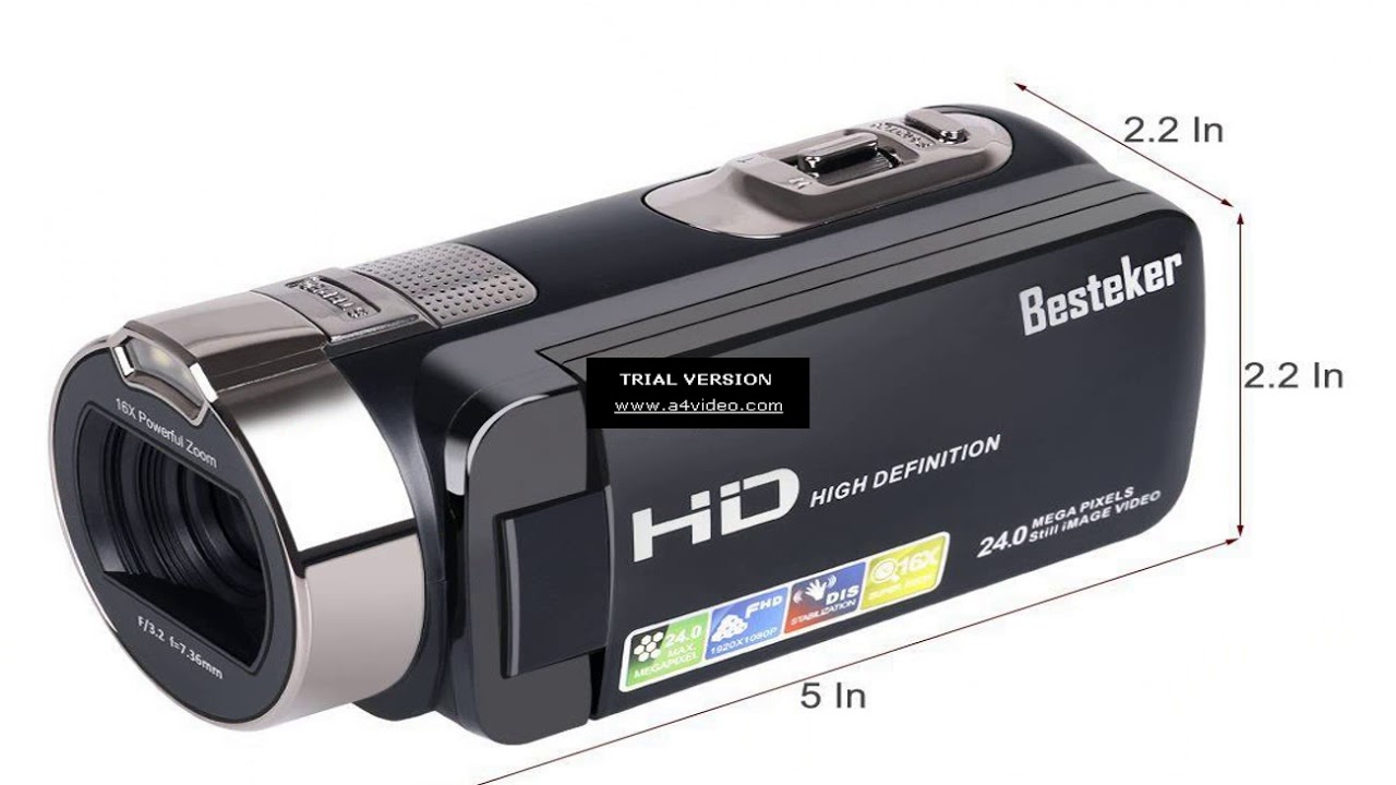 Caméscopes Caméra, Besteker 1080P HD - YouTube