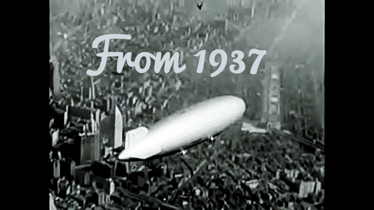The Hindenburg Disaster - Real Footage from 1937 - YouTube
