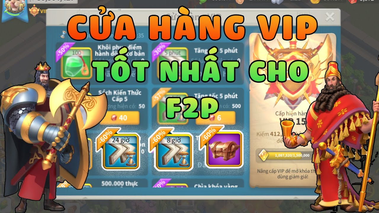 Mẹo Cửa hàng Vip Rise of Kingdoms - Shop Vip Rise of Kingdoms - Hướng ...