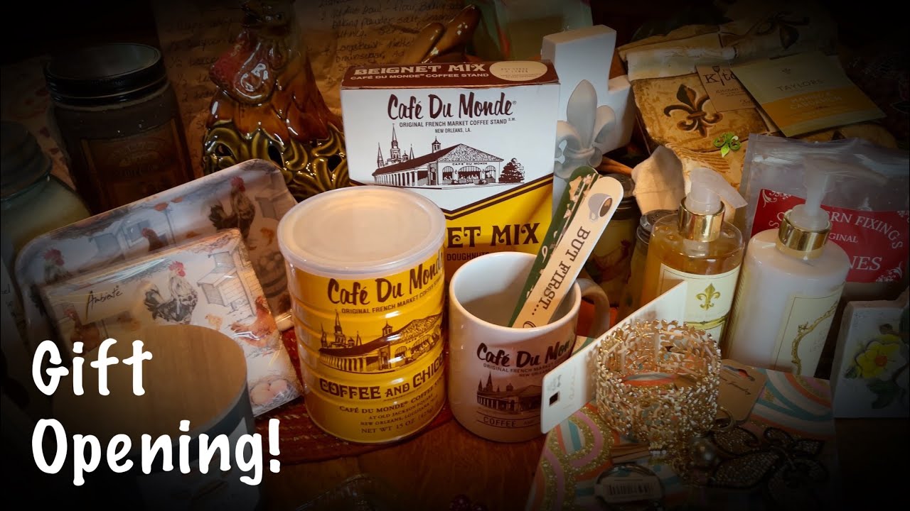 ASMR Gift Opening! (Soft Spoken) Gifts from TX, NY, New Orleans & Italy ...