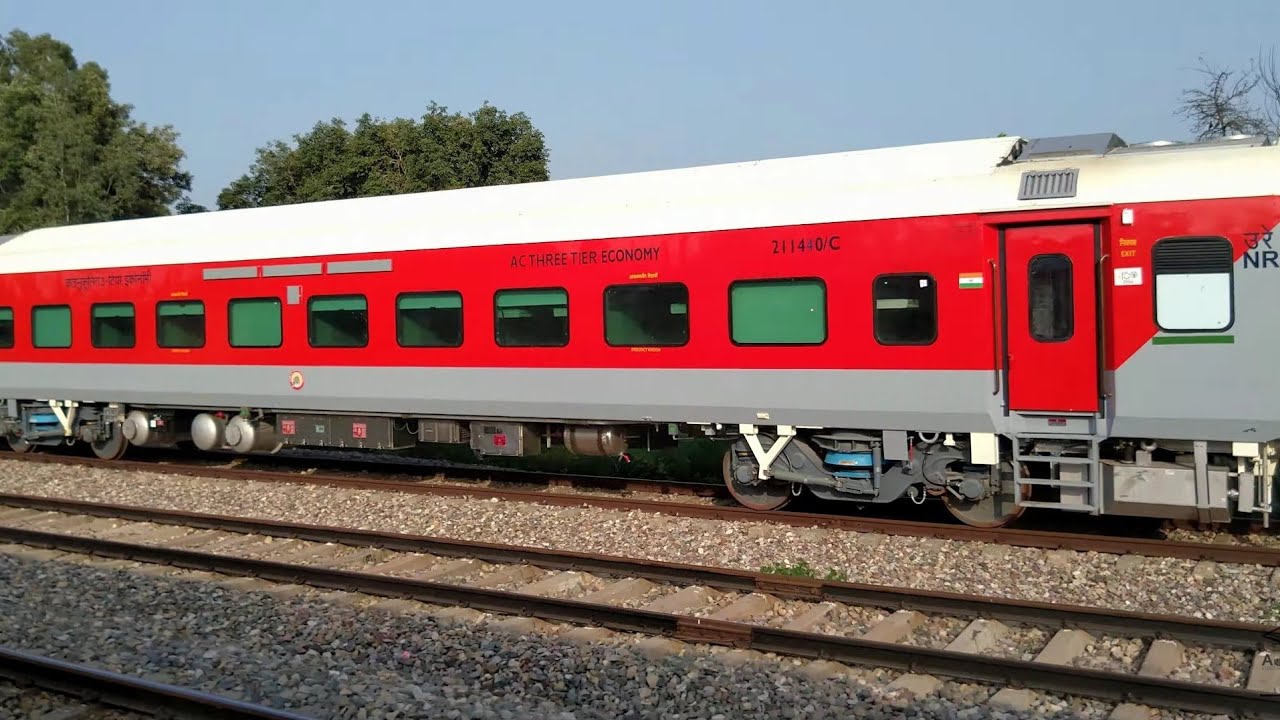 3rd AC Economy coaches made my Rail Coach Factory Kapurthala standing ...