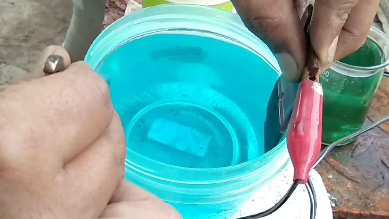 Menyepuh - Plating Besi menjadi Tembaga - YouTube