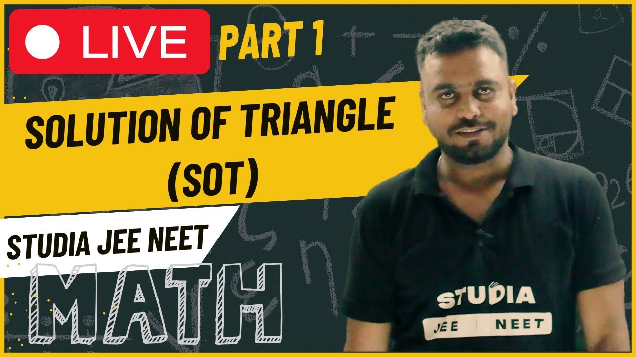 Solution of triangle (SOT)Part 1 | Jee | Neet | CBSE - YouTube