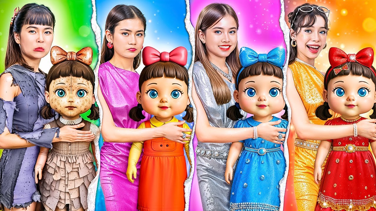 Poor Vs Rich Vs Giga Rich Vs Normal Girl At Dress Up Challenge! - YouTube