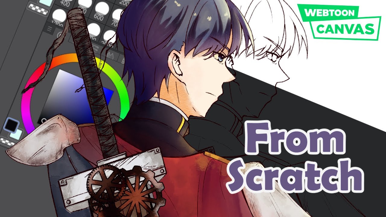 How I Draw Characters From Scratch - YouTube