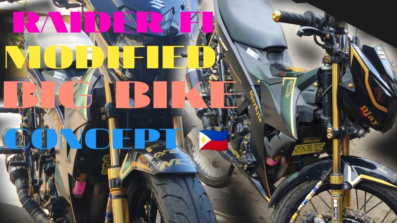 RAIDER 150FI MODIFIED BIG BIKE CONCEPT - YouTube