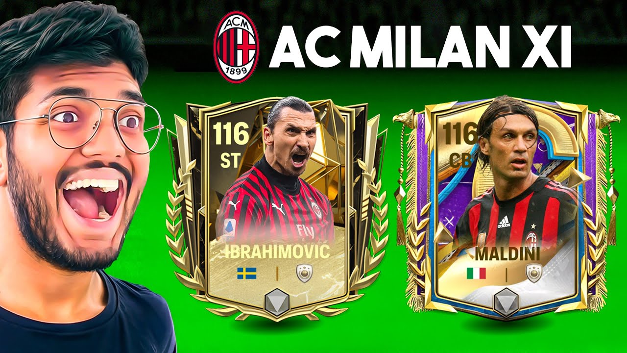 Highest Rated AC MILAN Squad in FC MOBILE! - YouTube