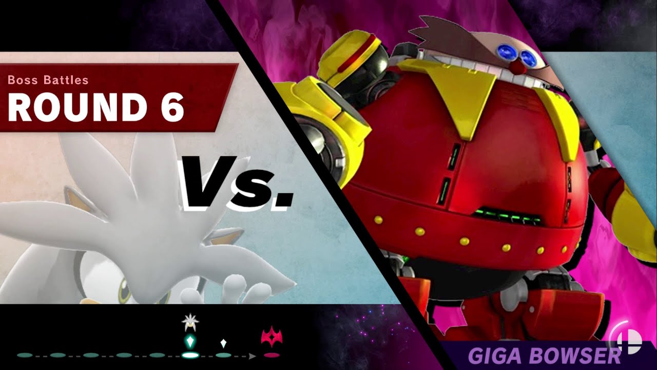 Silver The Hedgehog (Mewtwo) vs SSBU Bosses 9.9 Difficulty: -By ...