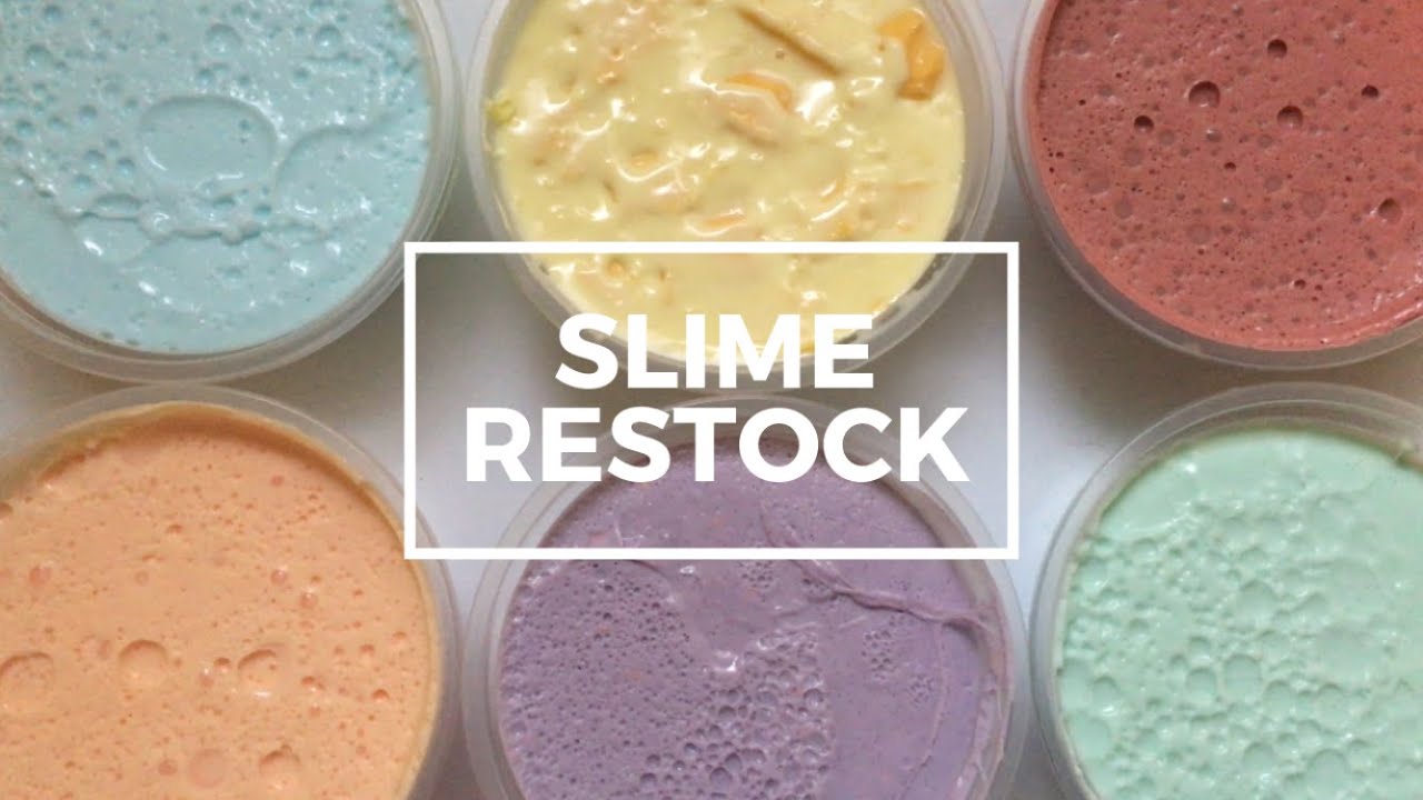 SLIME RESTOCK! - YouTube