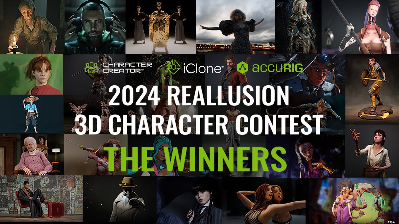 2024 Reallusion 3D Character Contest | Winner Announcement | Character ...