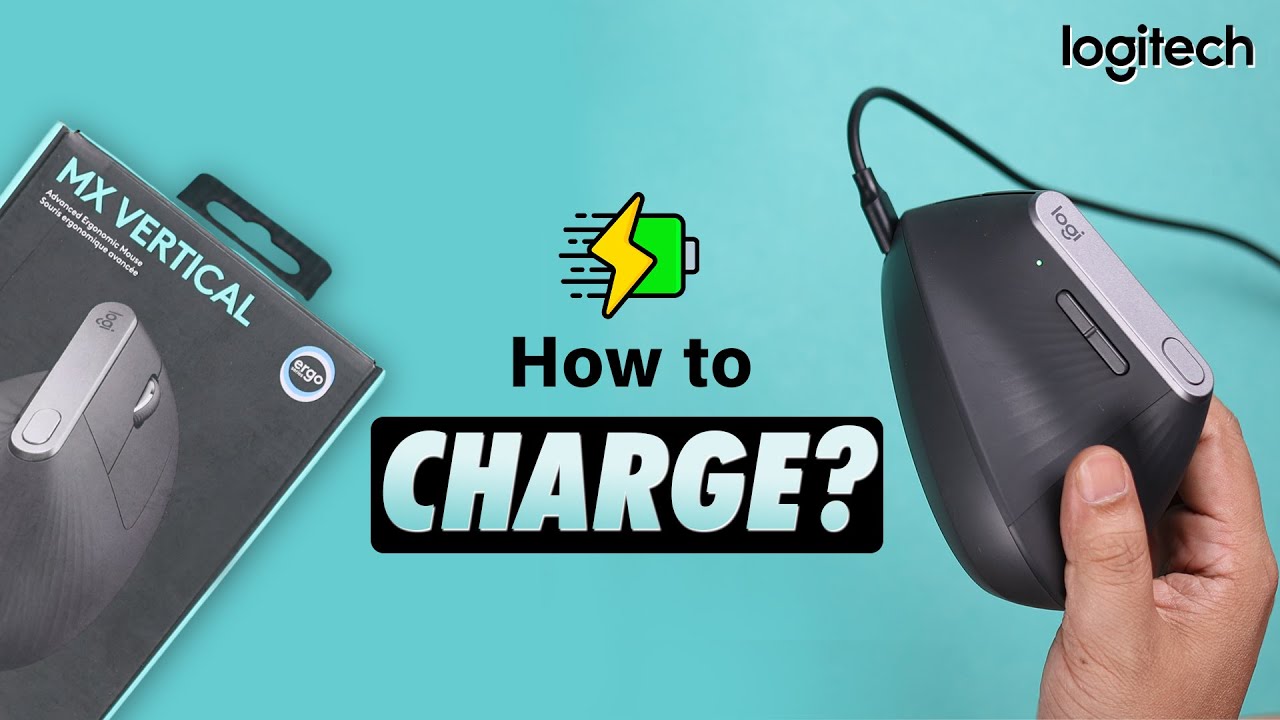 How to Charge the Logitech MX Vertical Mouse [Recharge It Properly ...