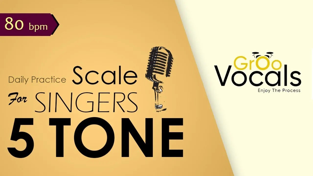 DAILY 5 TONE SCALE | Beginners [80 BPM] | improve Singing - YouTube