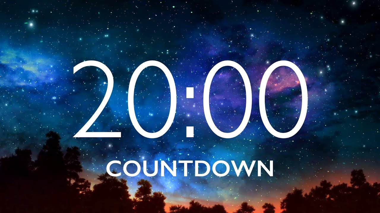 20 Minute Timer with Relaxing Music and Alarm 🎵⏰ - YouTube